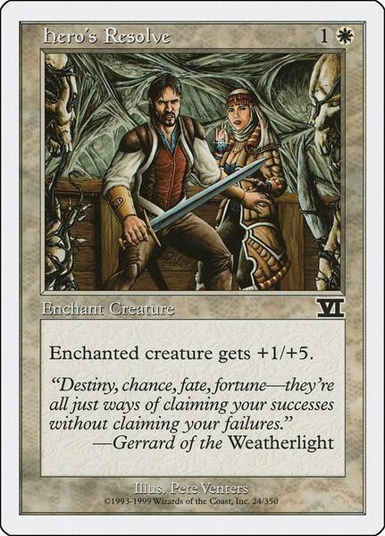 Hero's Resolve - Classic Sixth Edition - Magic: The Gathering ...