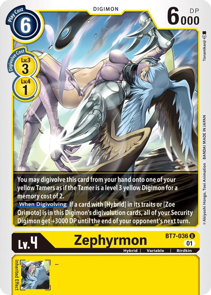 Zephyrmon - Next Adventure - Digimon Card Game - TCGplayer.com