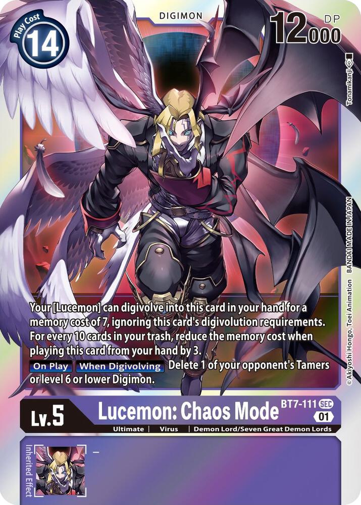 Lucemon: Chaos Mode - Next Adventure - Digimon Card Game - TCGplayer.com