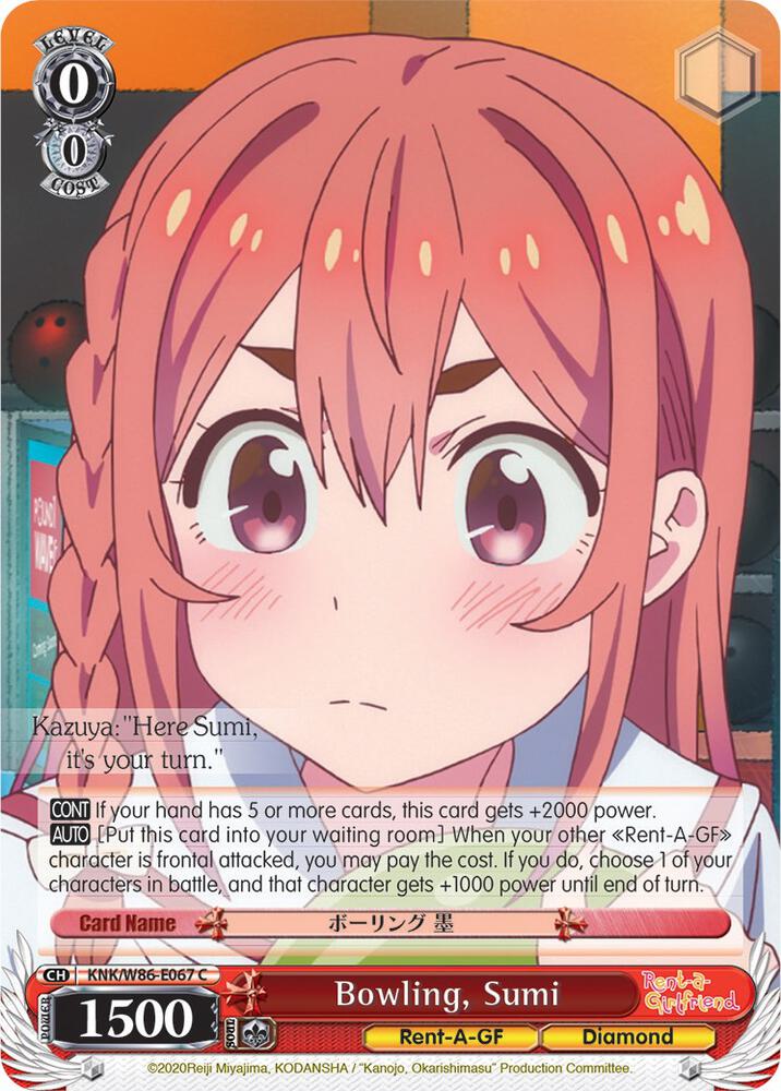 Bowling, Sumi - Rent-A-Girlfriend - Weiss Schwarz - TCGplayer.com