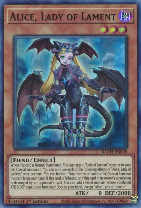 Lilith, Lady of Lament - Structure Deck: Lair of Darkness - YuGiOh ...