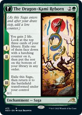 The Dragon-Kami Reborn (Extended Art) - Kamigawa: Neon Dynasty - Magic ...