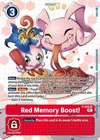 Red Memory Boost! - P-035 (Next Adventure Box Promotion Pack) - Digimon ...