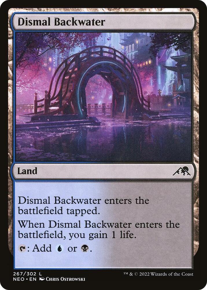 Swamp (287) - Kamigawa: Neon Dynasty - Magic: The Gathering