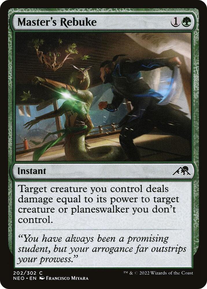Master's Rebuke - Kamigawa: Neon Dynasty - Magic: The Gathering ...