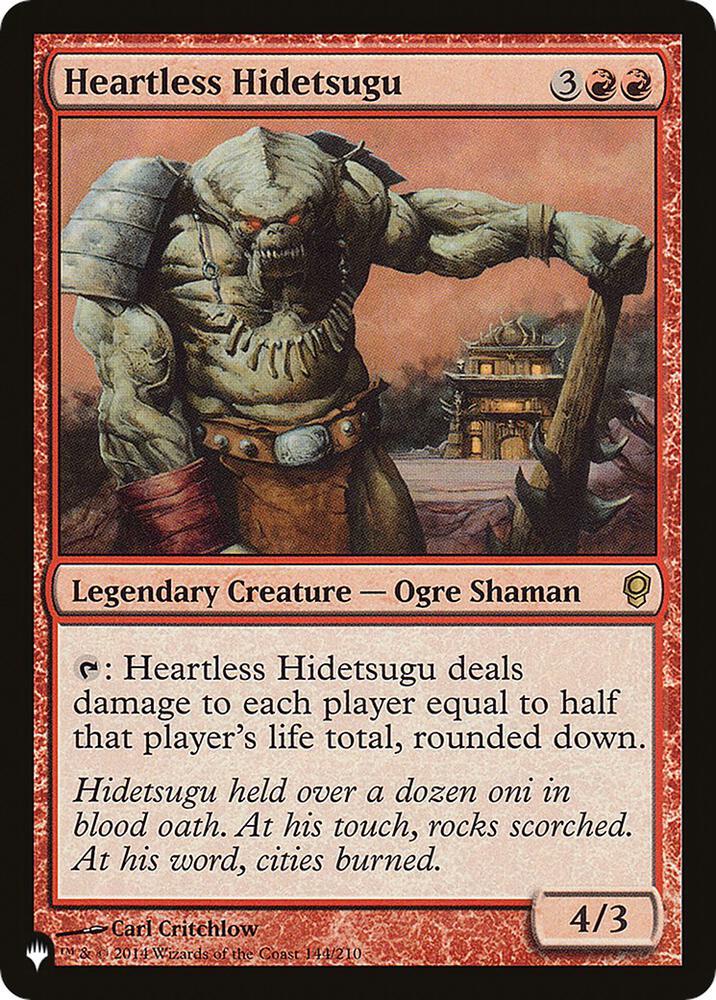 Heartless Hidetsugu - The List Reprints - Magic: The Gathering ...