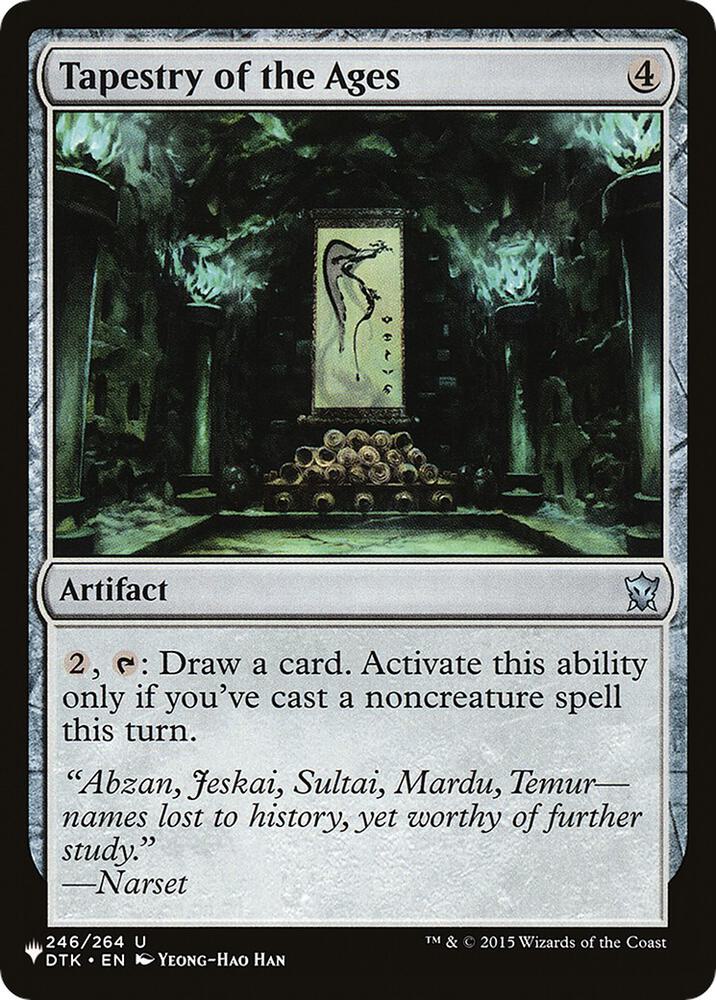 Tapestry of the Ages - The List Reprints - Magic: The Gathering ...