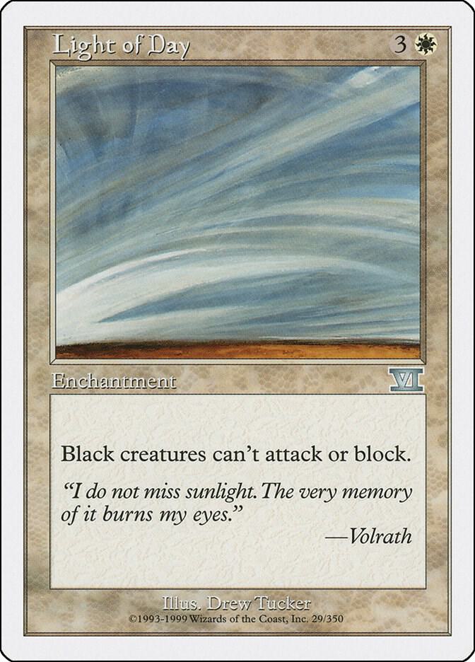 Light of Day - Classic Sixth Edition - Magic: The Gathering - TCGplayer.com