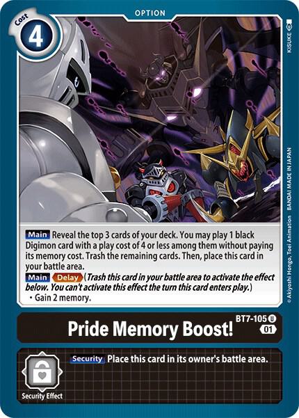 Pride Memory Boost! - Next Adventure - Digimon Card Game - TCGplayer.com