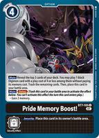 Pride Memory Boost! - Next Adventure - Digimon Card Game - TCGplayer.com
