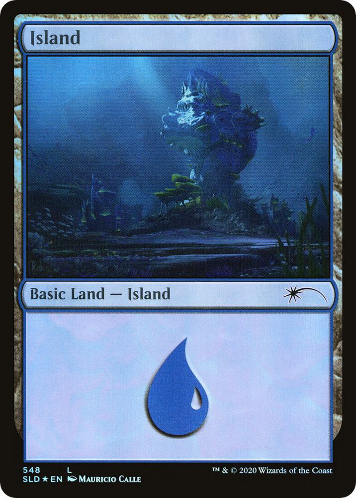 Island (548) - Secret Lair Drop Series - Magic: The Gathering ...