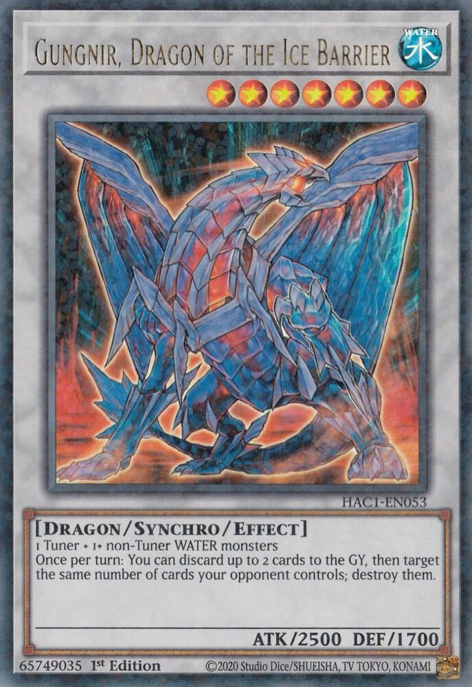 Gungnir, Dragon of the Ice Barrier (Duel Terminal) - Hidden Arsenal: Chapter 1 - YuGiOh ...