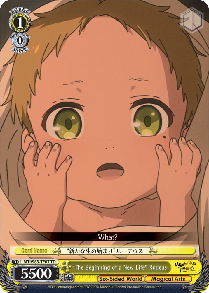 "The Beginning of a New Life" Rudeus - Mushoku Tensei: Jobless ...