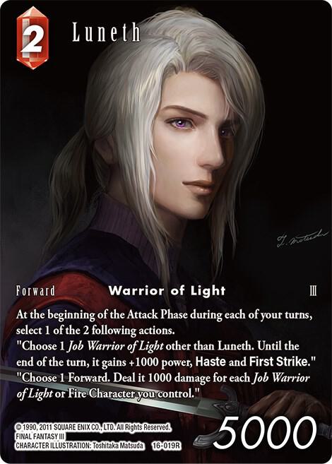 Luneth (Full Art) - Emissaries of Light - Final Fantasy TCG - TCGplayer.com