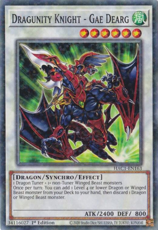 Dragunity Knight - Gae Dearg (Duel Terminal) - Hidden Arsenal: Chapter 1 - YuGiOh - TCGplayer.com