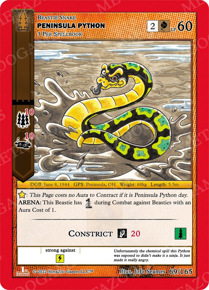 Peninsula Python - Wilderness: First Edition - MetaZoo