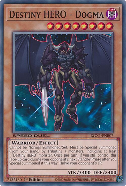 Destiny HERO - Dogma - Speed Duel GX: Duel Academy Box - YuGiOh ...