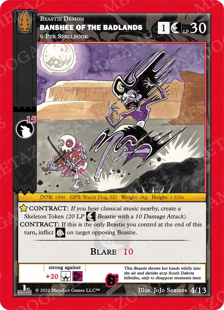 Banshee of the Badlands - Wilderness: First Edition Release Event Deck ...