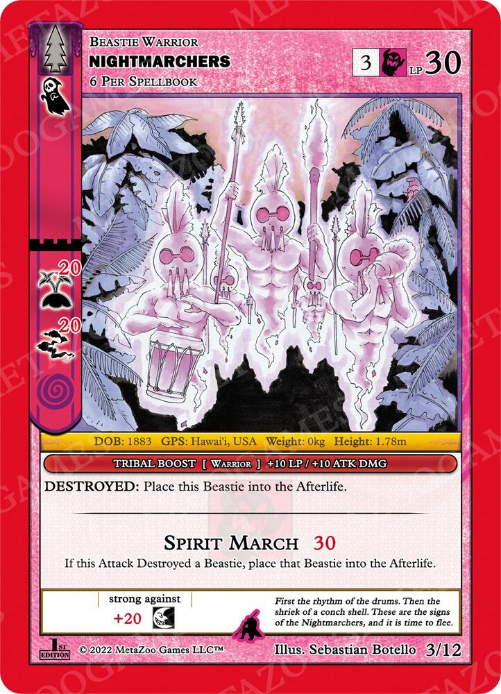 Nightmarchers - Wilderness: First Edition Release Event Deck - MetaZoo