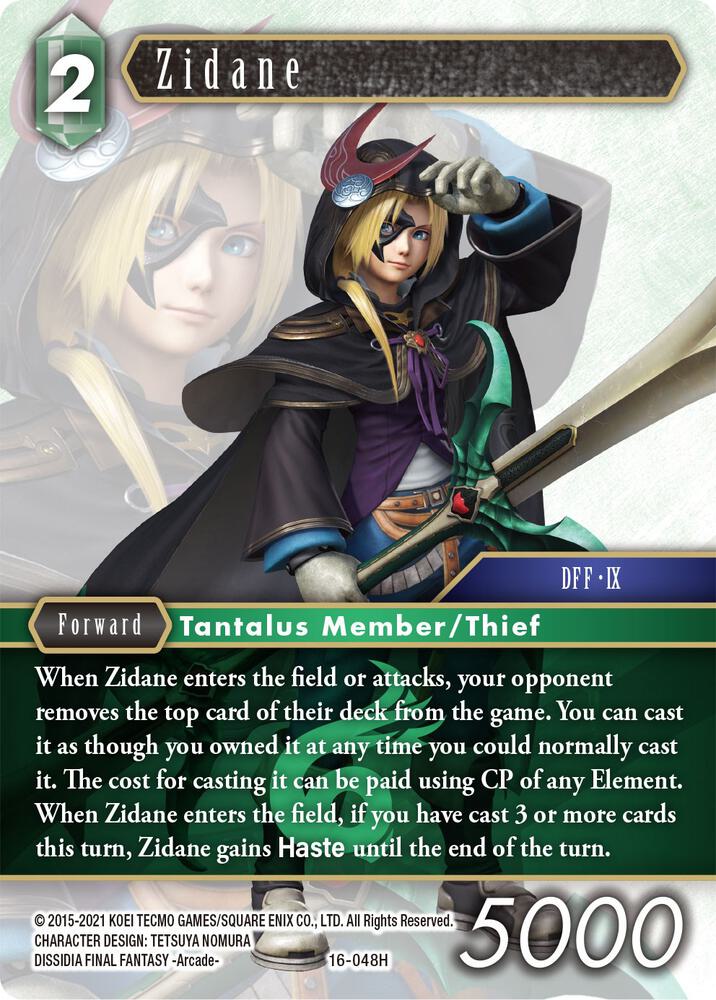 Zidane - Emissaries of Light - Final Fantasy TCG - TCGplayer.com