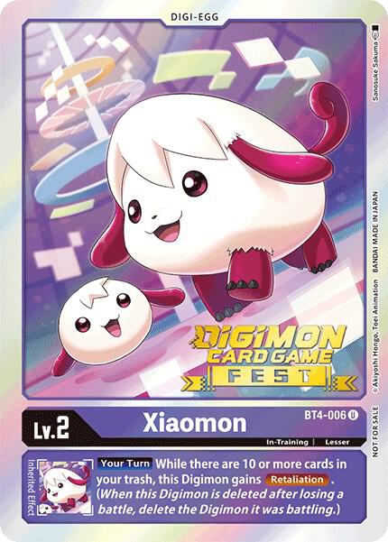 Xiaomon (Digimon Card Game Fest 2022) - Great Legend - Digimon Card ...