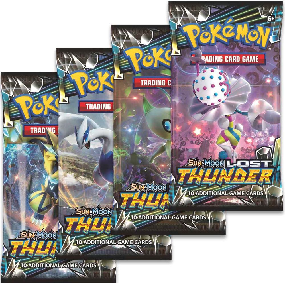 Team Up Booster Pack Art Bundle [Set of 4] - SM - Team Up - Pokemon