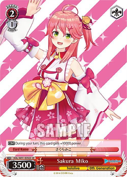 Sakura Miko (SR) - hololive production - Weiss Schwarz - TCGplayer.com