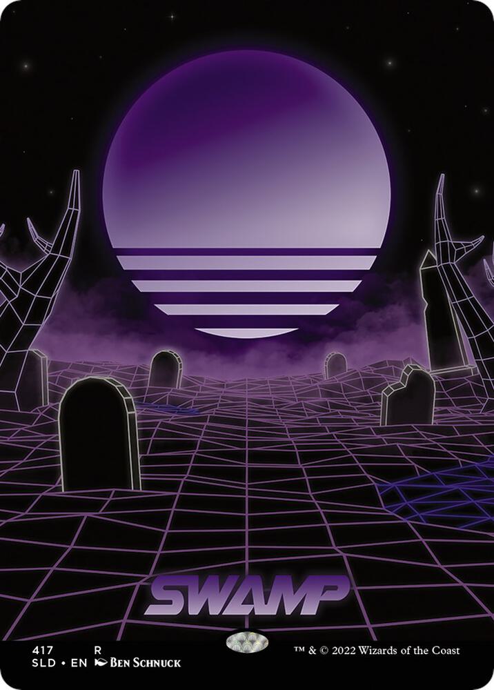 Swamp (417) - Secret Lair Drop Series - Magic: The Gathering ...