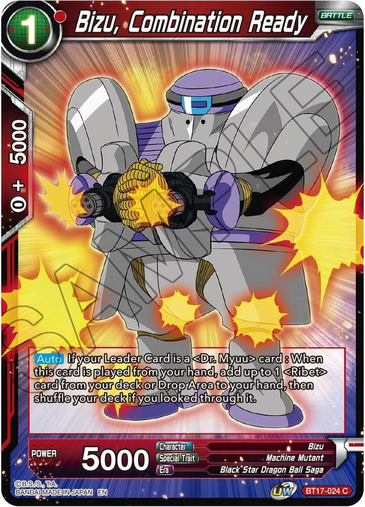 Bizu, Combination Ready - Ultimate Squad - Dragon Ball Super: Masters ...