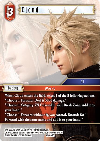 Cloud - Opus VIII - Final Fantasy TCG