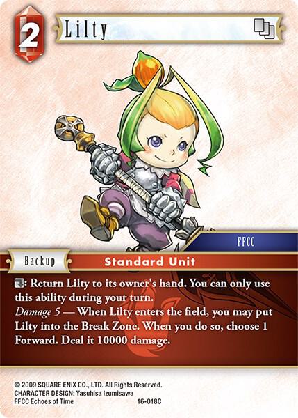 Lilty - Emissaries of Light - Final Fantasy TCG