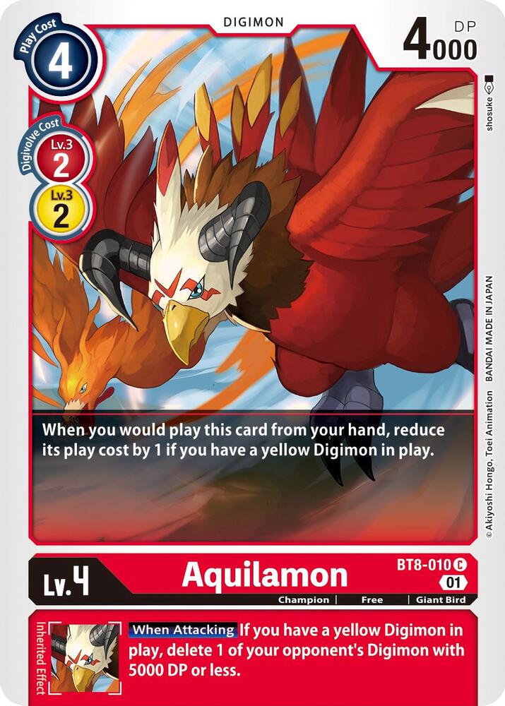 Aquilamon - New Awakening - Digimon Card Game - TCGplayer.com
