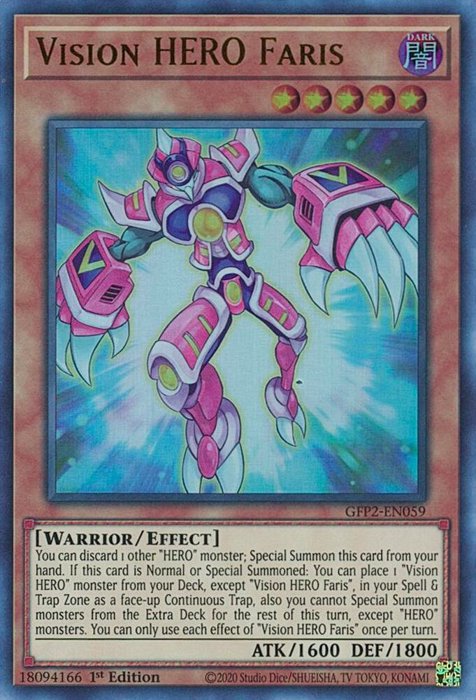 Vision HERO Faris - Ghosts From the Past: The 2nd Haunting - YuGiOh ...