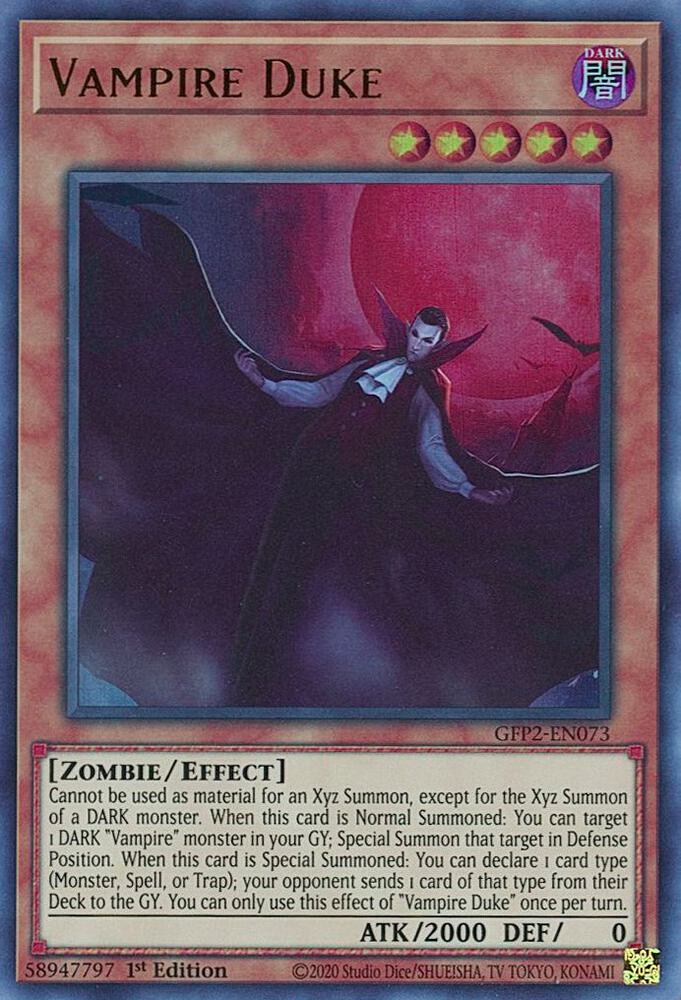 Vampire Duke - Ghosts From the Past: The 2nd Haunting - YuGiOh ...