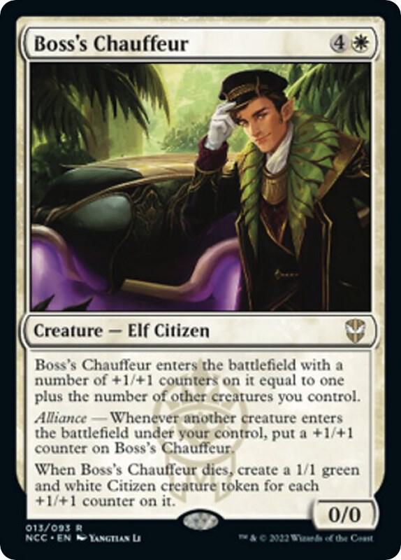 Boss's Chauffeur - Commander: Streets of New Capenna - Magic: The ...