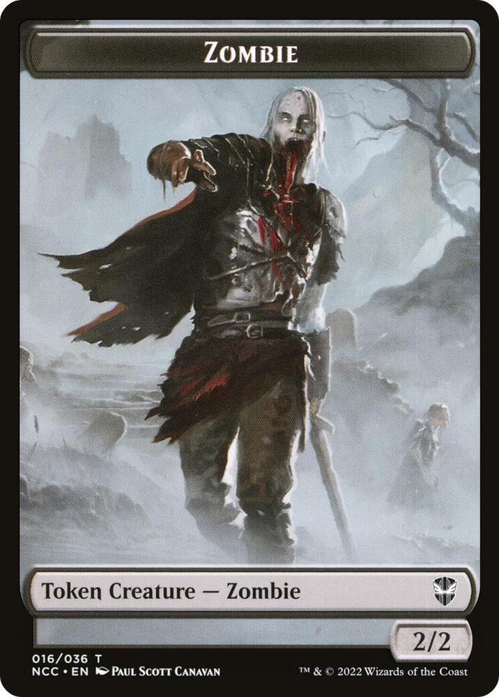 Zombie // Drake Double-Sided Token - Commander: Streets of New Capenna ...
