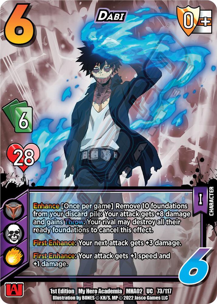 Dabi - UniVersus: My Hero Academia: Crimson Rampage - UniVersus ...