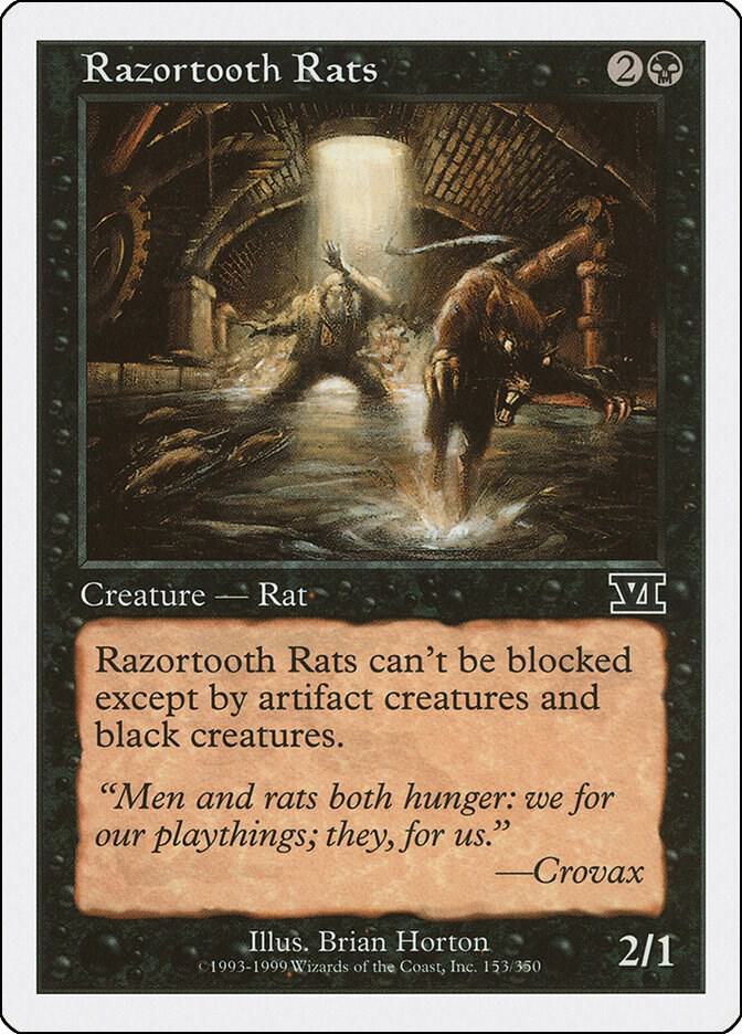 Razortooth Rats - Classic Sixth Edition - Magic: The Gathering ...