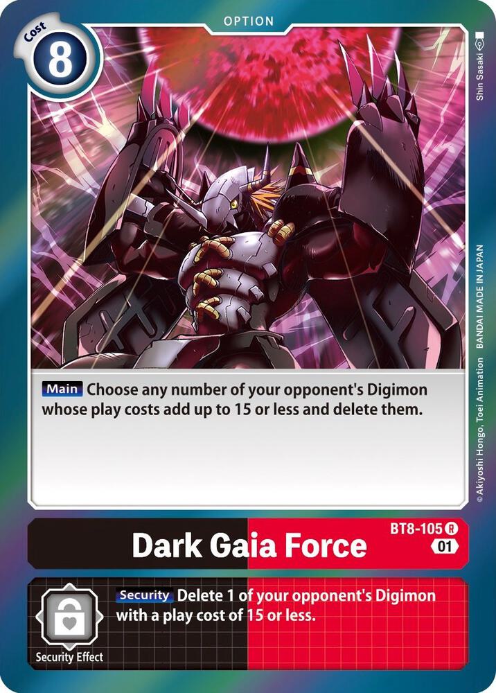 Dark Gaia Force - New Awakening - Digimon Card Game - TCGplayer.com