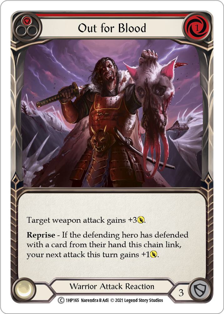 Out for Blood (Red) - History Pack Vol.1 - Flesh and Blood TCG ...