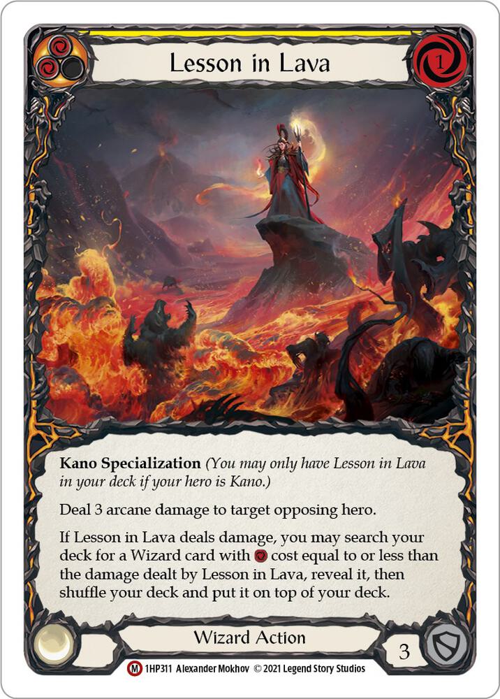 Lesson in Lava - History Pack Vol.1 - Flesh and Blood TCG - TCGplayer.com