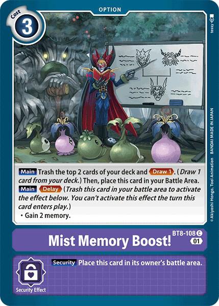 Mist Memory Boost! - New Awakening - Digimon Card Game - TCGplayer.com