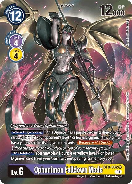 Ophanimon Falldown Mode (Alternate Art) - New Awakening - Digimon Card Game - TCGplayer.com