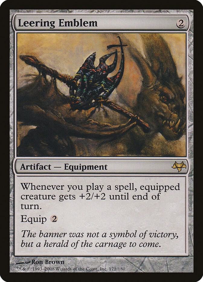 Leering Emblem - Eventide - Magic: The Gathering - TCGplayer.com