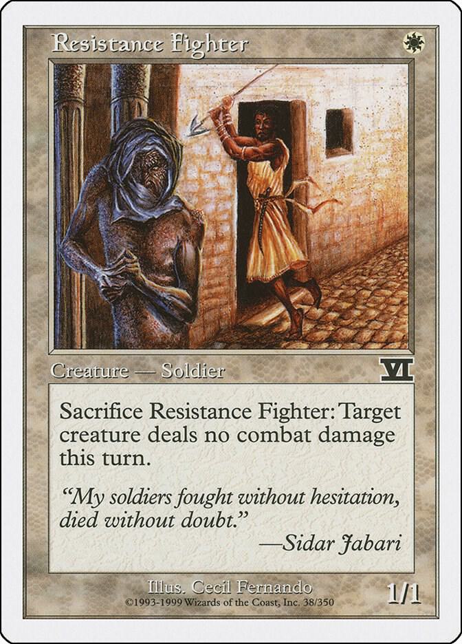 Resistance Fighter - Classic Sixth Edition - Magic: The Gathering ...