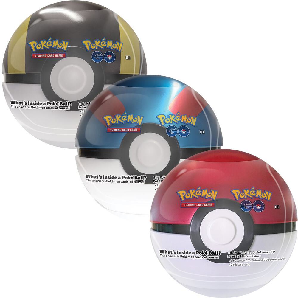 Pokemon GO Poke Ball Tin [Set of 3] - Pokemon GO - Pokemon