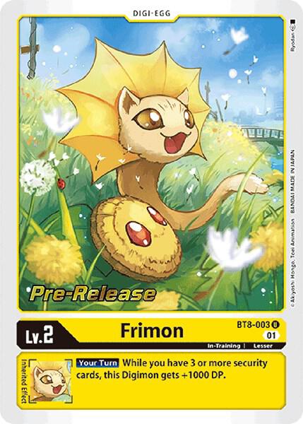 Frimon - New Awakening Pre-Release Cards - Digimon Card Game ...