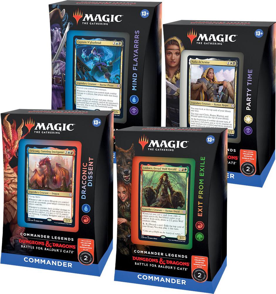 Commander Deck Magic: The Gathering - Draconic Dissent + Collector ...
