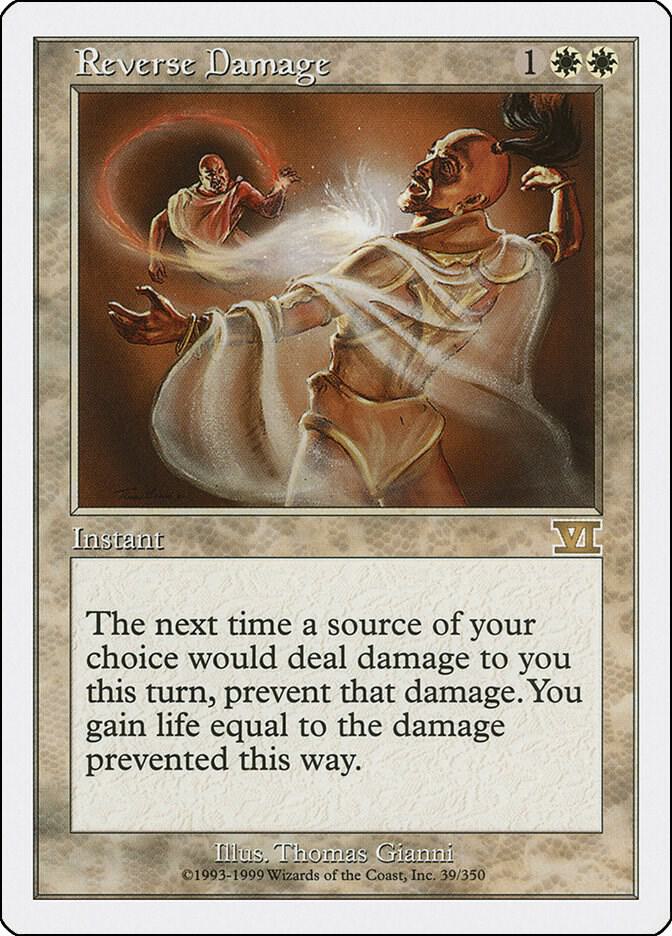 Reverse Damage - Classic Sixth Edition - Magic: The Gathering ...
