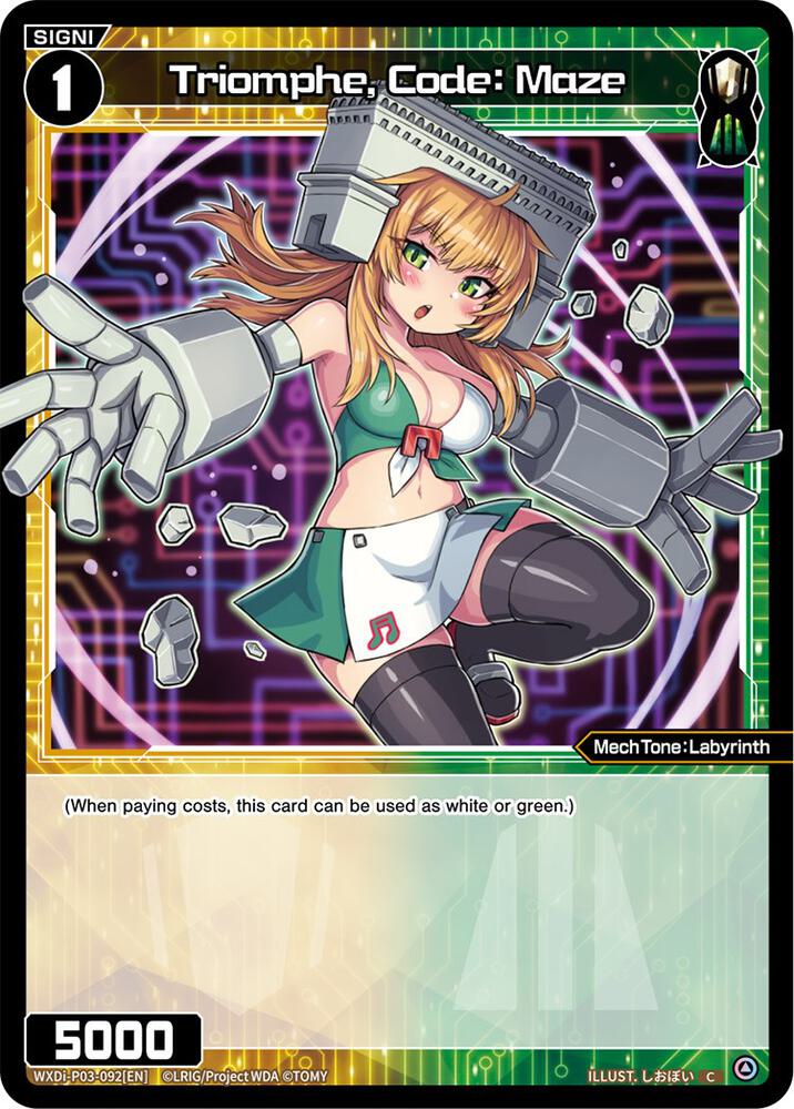 Triomphe, Code: Maze - Standup Diva - WIXOSS - TCGplayer.com